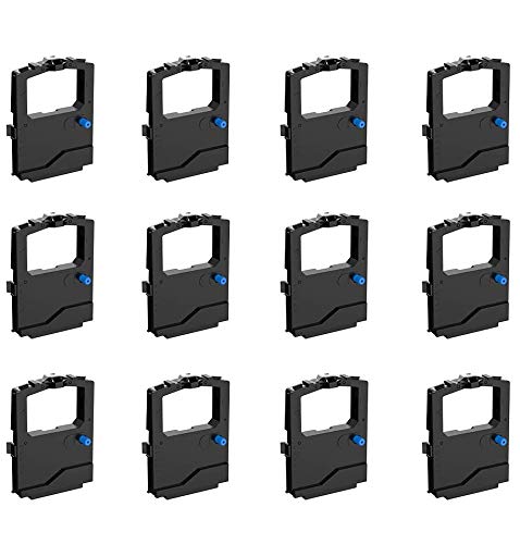 Bigger 12-pack Replacement for Okidata 42377801 Black Ribbon for Microline 420, 421, 490, 491 (ML420, ML421, ML490, ML491)