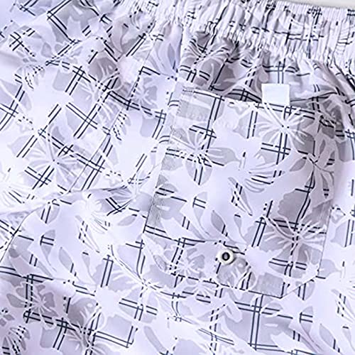 AIchenYW Men's Casual Shorts Drawstring Elastic Waist Printed Beach Short Pants Summer Refreshing Sports Shorts