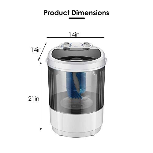 VOGOUS Portable Shoes Washing Machine Mini Portable Washing Machine Smart Lazy Automatic Shoes Washer Suitable for Apartments Camping Dorms Business Trip College Rooms
