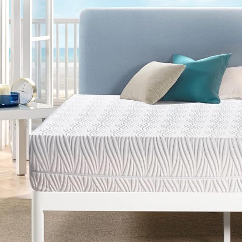 King Size Mattress, 10 Inch Gel Memory Foam Mattress in a Box for Cool Sleep, Medium Firm Mattress for Pressure Relief, CertiPUR-US Certified, Made in USA (King)