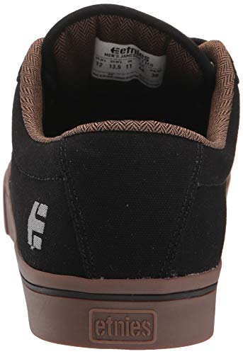 Etnies Men's Jameson 2 Eco Skate Shoe, Black/Charcoal/Gum, 11