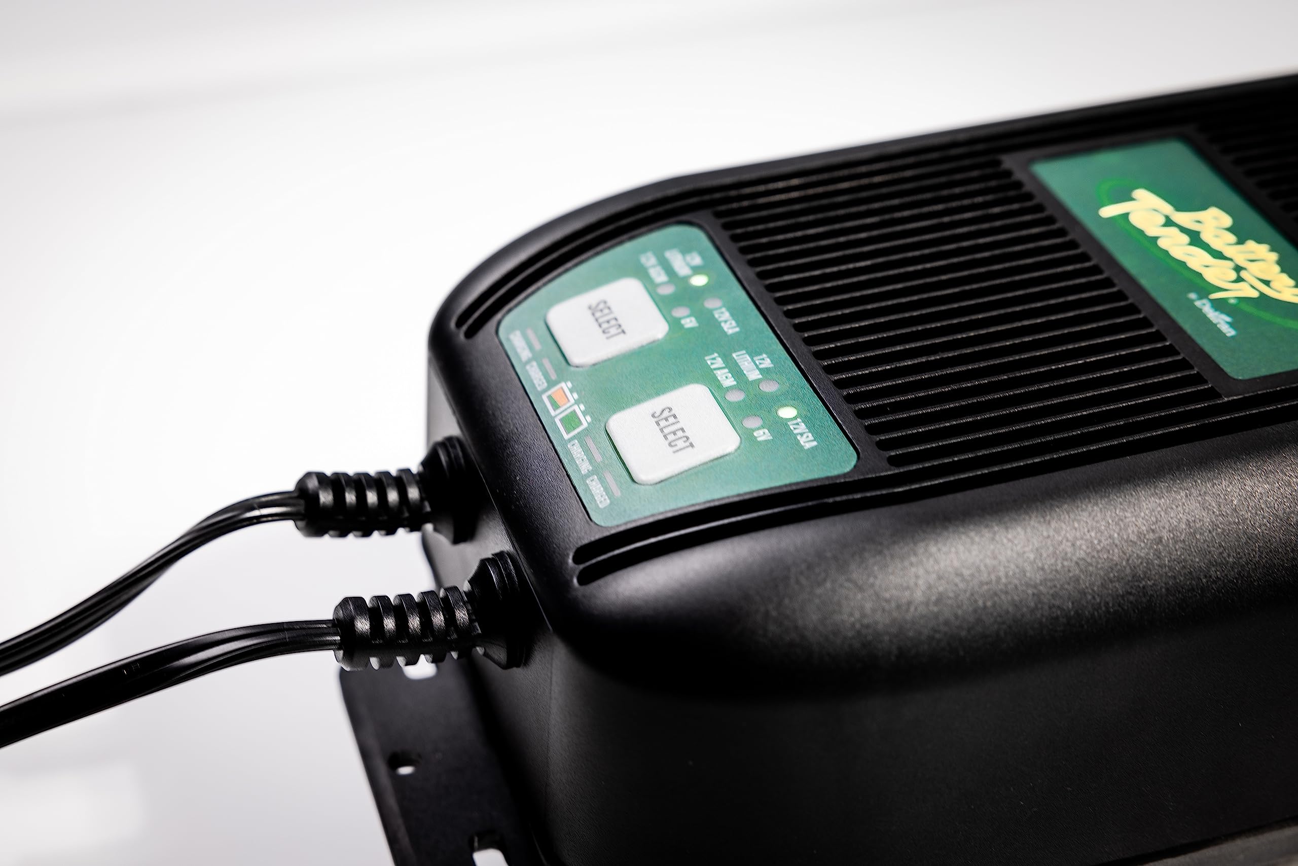 Battery Tender WaveCharge 6 AMP - 2 Bank Multibank Charger - 3 AMPs Per Bank - Selectable 12V / 6V - Smart and Switchable Multi Battery Charger and Maintainer - 022-1002-DL-WH