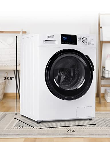 BLACK+DECKER Washer and Dryer Combo, 2.7 Cu. Ft. All In One Washer and Dryer with LED Display & 16 Cycles