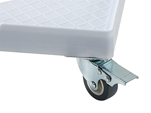 MAOPINER Multi-Functional Furniture Dolly Roller Base Adjustable Movable Base Refrigerator Stand for Washing Machine Refrigerator and Dryer (4 wheels)