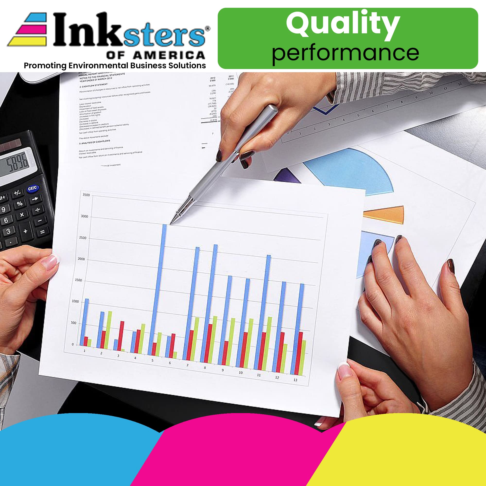 Inksters of America Dataproducts Compatible Replacement Ribbon for KX-P145 1124 1150 P1695 Ribbon