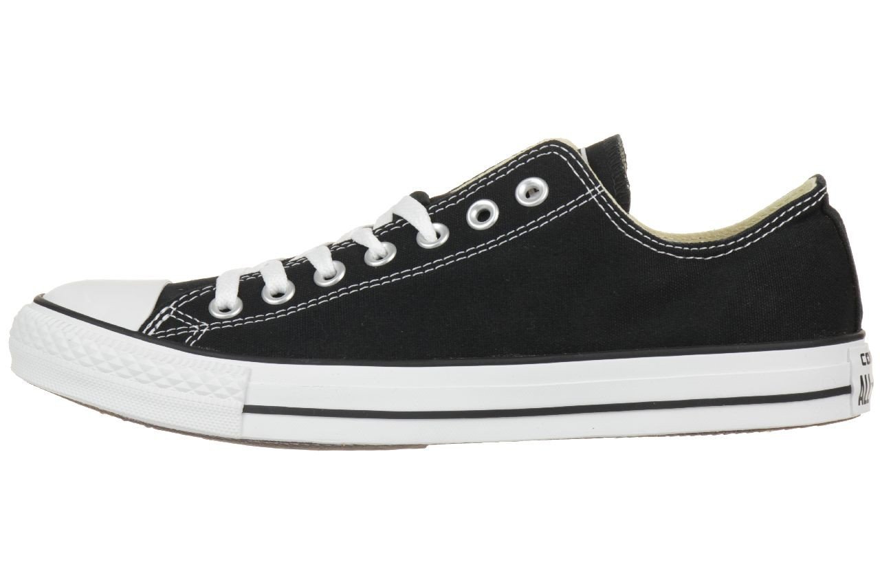 Converse Unisex Chuck Taylor All Star Core Ox Sneaker, Black, Men's 10, Women's 12 Medium