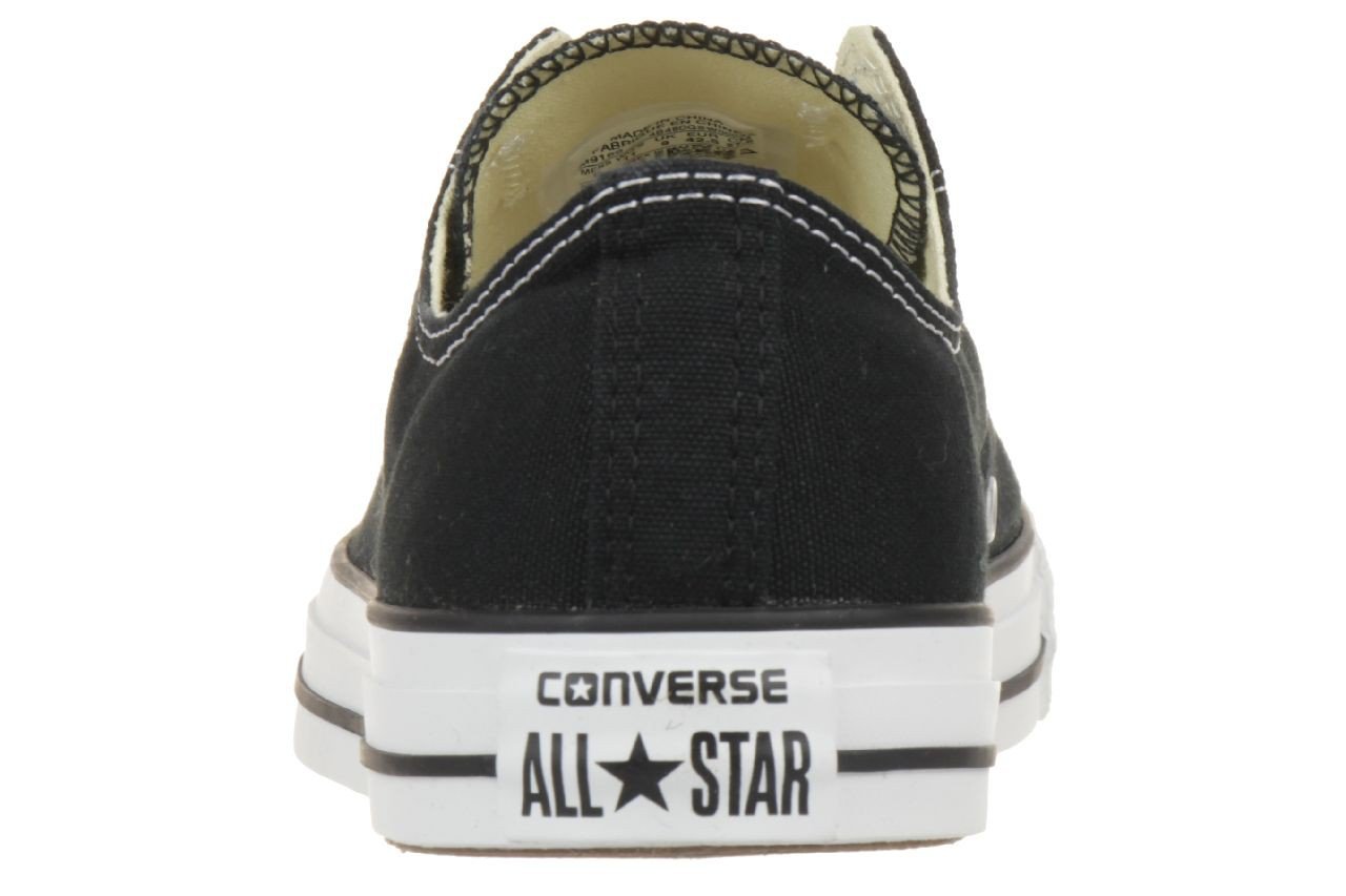 Converse Unisex Chuck Taylor All Star Core Ox Sneaker, Black, Men's 10, Women's 12 Medium