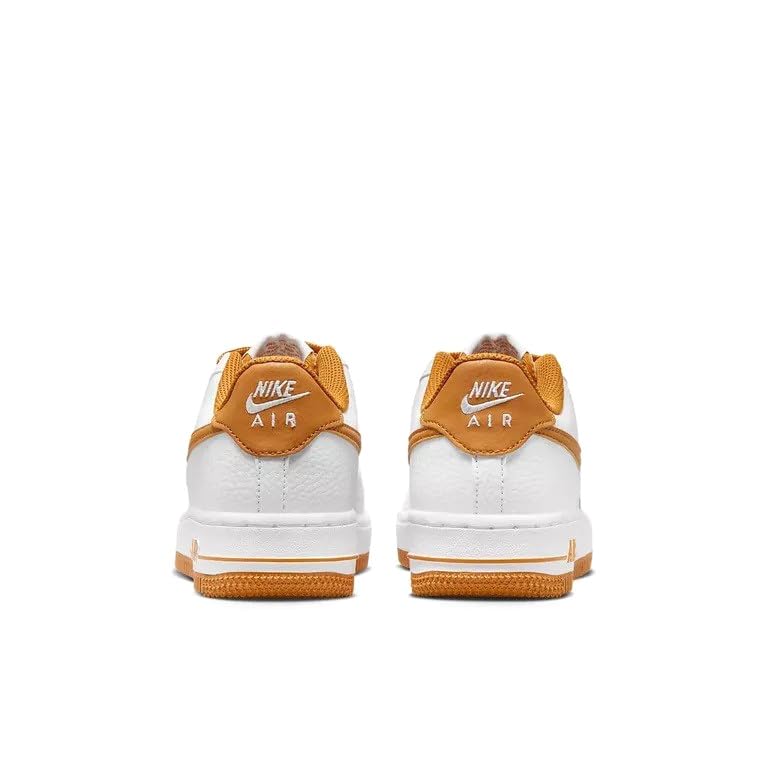 Nike Air Force 1 GS White/Desert Ochre Size 6