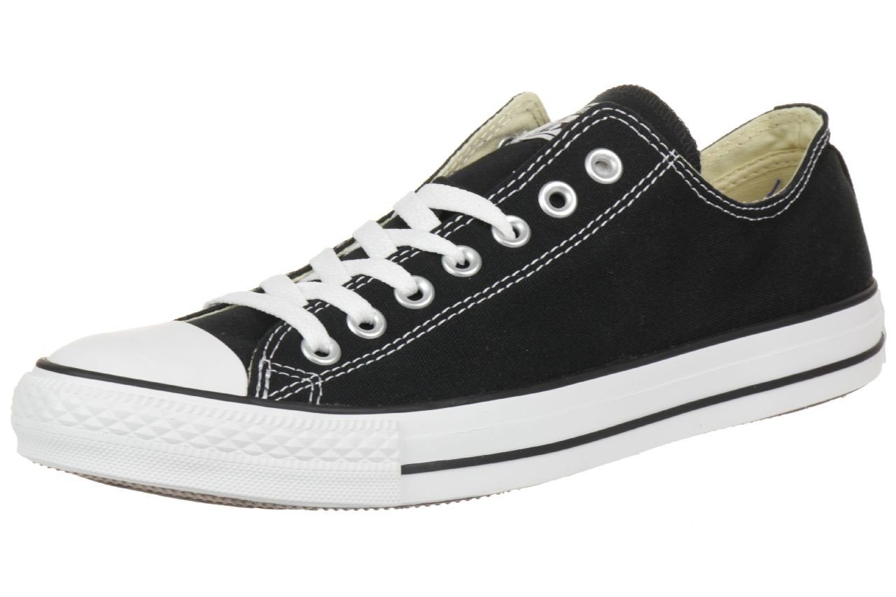 Converse Unisex Chuck Taylor All Star Core Ox Sneaker, Black, Men's 10, Women's 12 Medium