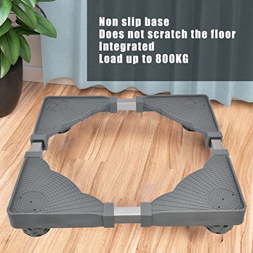 plplaaoo Adjustable Fridge Stand,Dryer Stand,Universal Base Mini Fridge Stand,Refrigerator Stand,Washing Machine Floor Stand,for Washing Machine,Refrigerator,Dryer