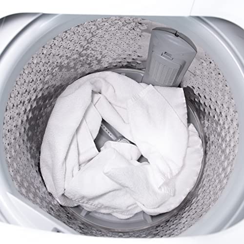 Avanti STW30D0W Portable Washing Machine 3.0 Cu. Ft. Capacity, Top Loading with Hot and Cold Water Inlets, 6 Cycles, Compact for Apartments Dorms and RVs, White