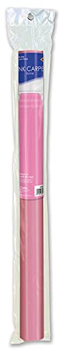 Beistle Novelty Pink Polyester Fabric Aisle Runner For Princess Theme Birthday Party Sweet 16 Bachelorette Party Supplies