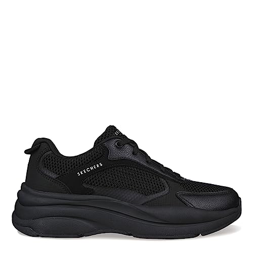 Skechers Women's Street TWISTERZ-Lighten UP Sneaker, BBK, 6.5