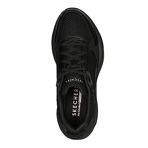Skechers Women's Street TWISTERZ-Lighten UP Sneaker, BBK, 6.5