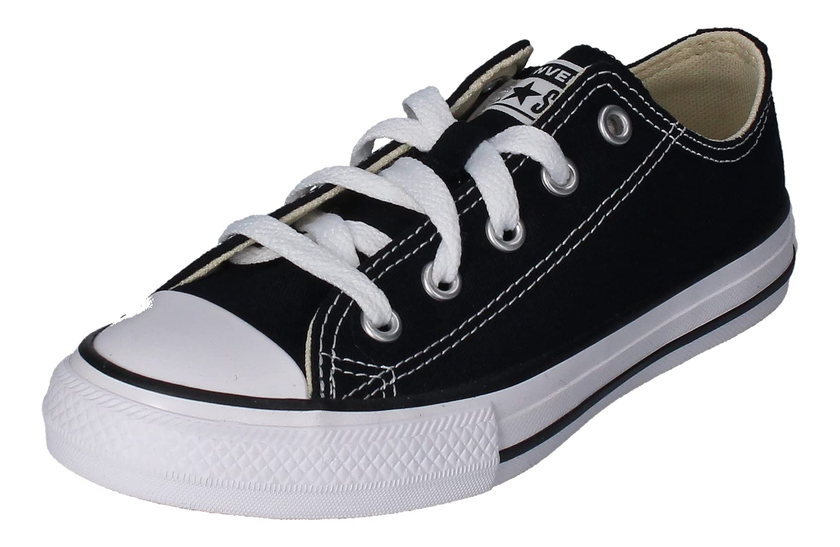 Converse Unisex Baby Infant Chuck Taylor All Stars Ox (Toddler) - Black - 2