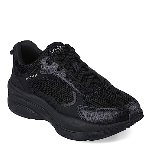 Skechers Women's Street TWISTERZ-Lighten UP Sneaker, BBK, 6.5
