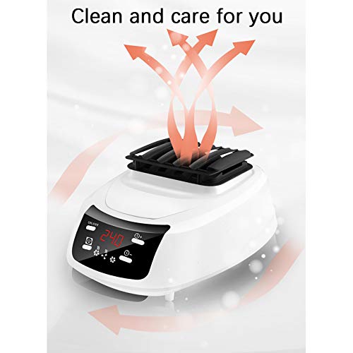 MINIKID Portable Clothes Dryer Laundry Dryer Machine, Electric Portable Clothes Dryer Compact Dryer Automatic Working Mode for Small Living Spaces, Apartment Houses, dorms (White)