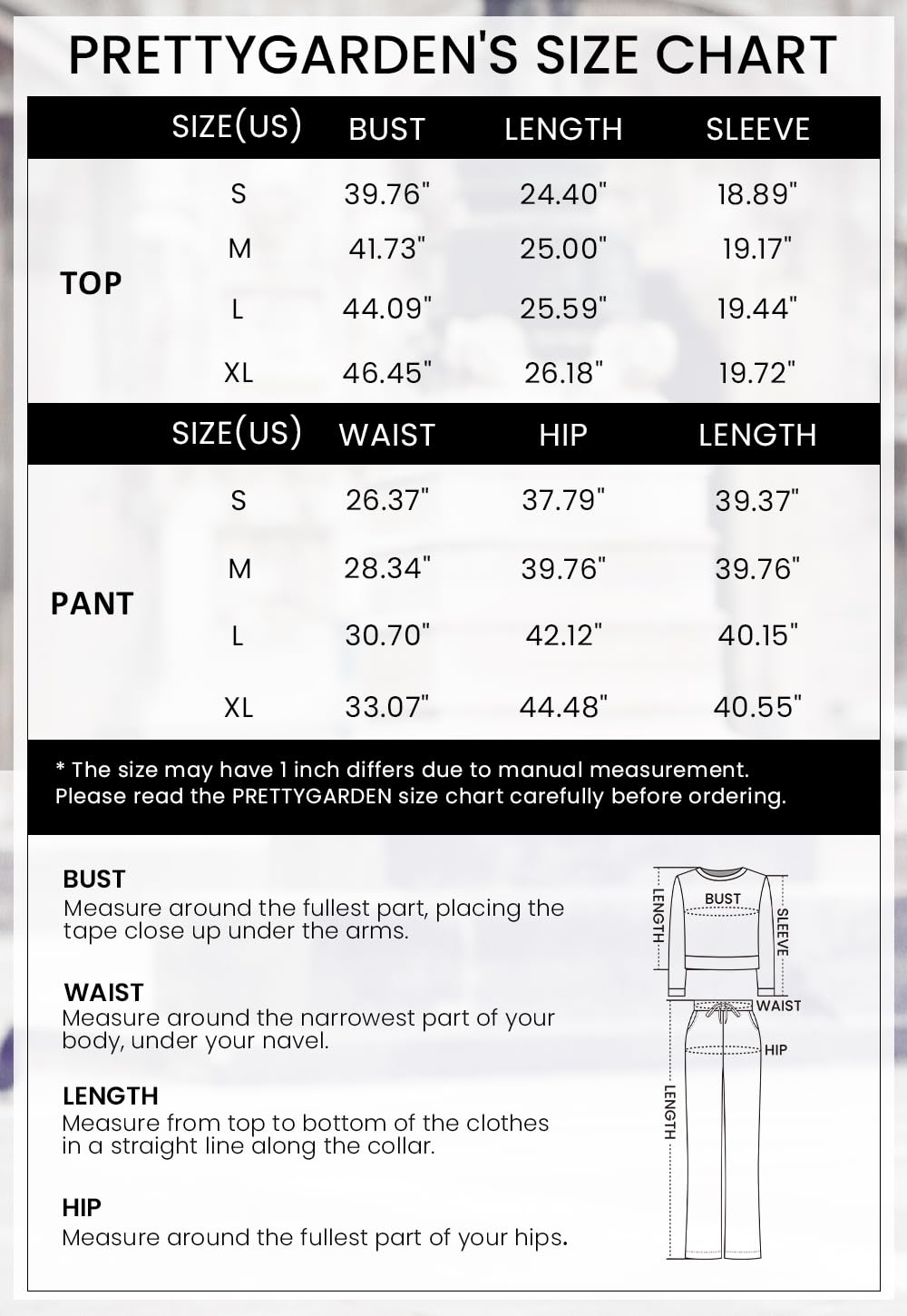 PRETTYGARDEN Women's 2 Piece Knit Sweater Set Casual Long Sleeve Pullover Wide Leg Pants Sweatsuit Tracksuit Outfit (Black,Medium)