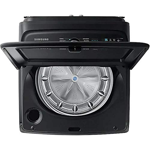 Samsung WA50R5400AV 5.0 cu. ft. Black Stainless Top Load Washer with Super Speed WA50R5400AV/US