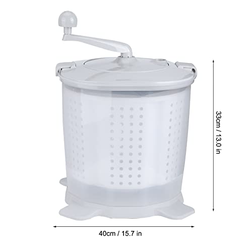 Focket 2 in 1 Portable Washing Machine Dehydrator, 15.7in Underwear Washing Machine for Baby Clothes, Portable Washer for Camping, Manual Small Washer for Apartment Small Laundry