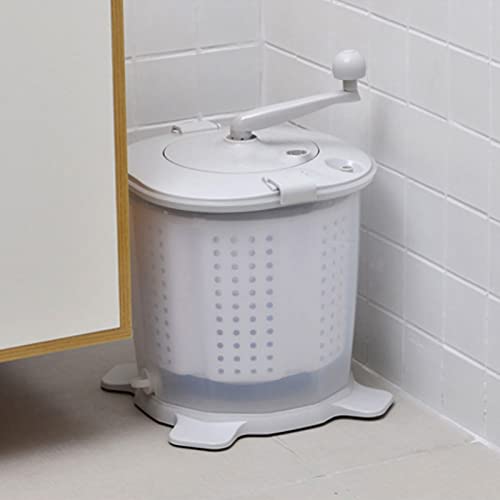 Focket 2 in 1 Portable Washing Machine Dehydrator, 15.7in Underwear Washing Machine for Baby Clothes, Portable Washer for Camping, Manual Small Washer for Apartment Small Laundry