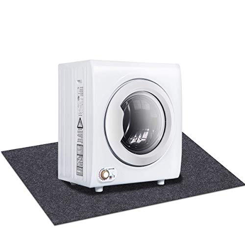 Under Washing Machine Mat,Dryer mat—Absorbent/Waterproof,Reduce vibration noise,Prevent water from spilling onto the floor,Home appliance mat,Non-slip Backing,Washable (36" x 36")