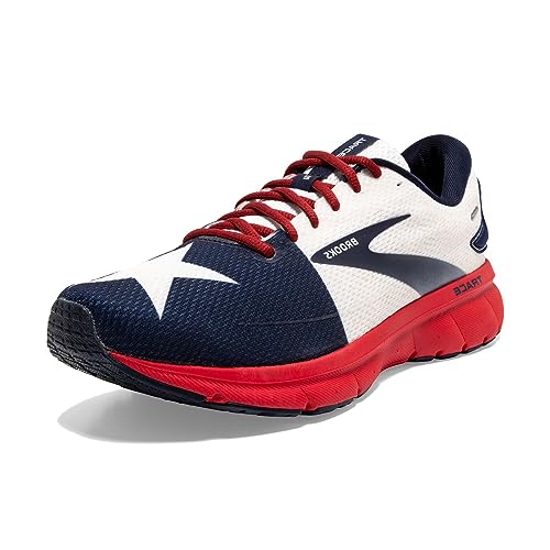 Brooks Women’s Trace 2 Neutral Running Shoe - Red/White/Navy - 7.5 Medium