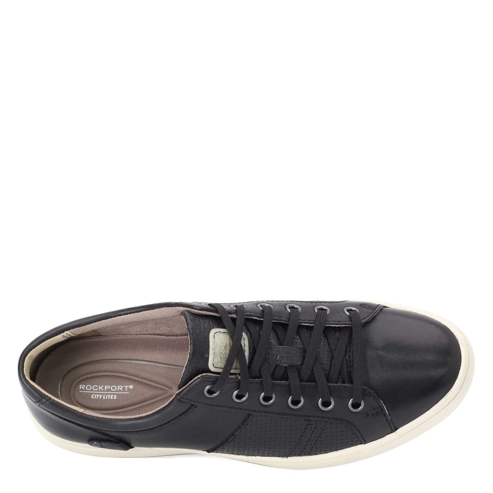 Rockport mens Colle Tie Sneaker, Black, 13 Wide US