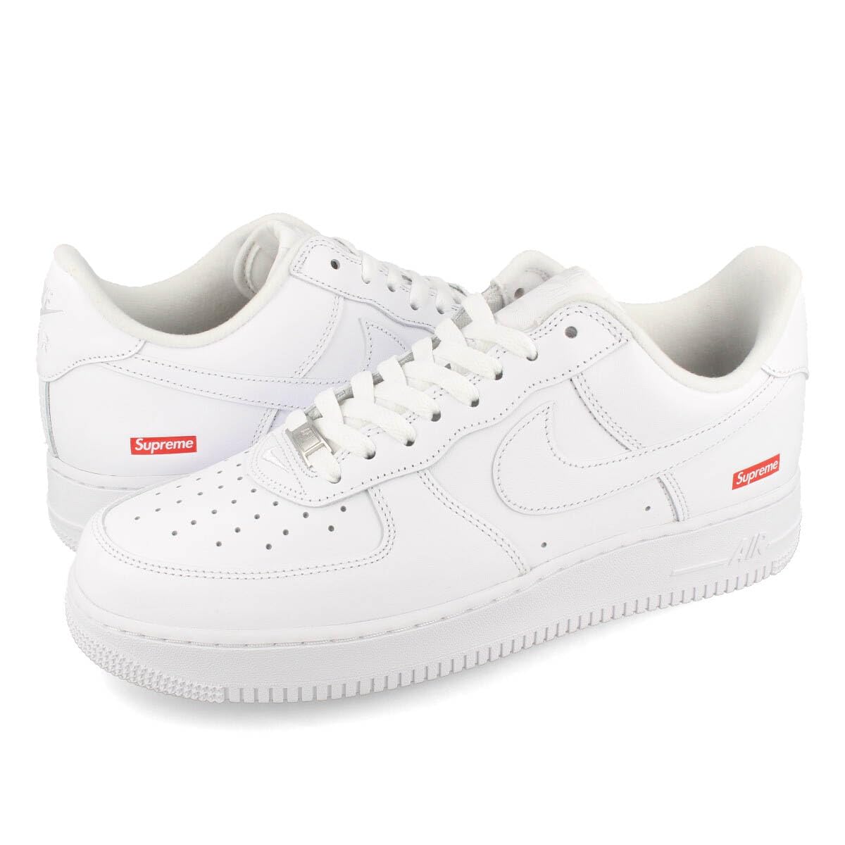 Nike Mens Air Force 1 Low CU9225 100 Supreme - Mini Box Logo White - Size 9