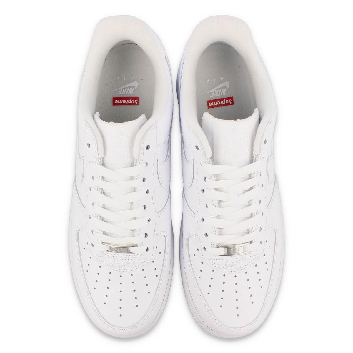 Nike Mens Air Force 1 Low CU9225 100 Supreme - Mini Box Logo White - Size 9