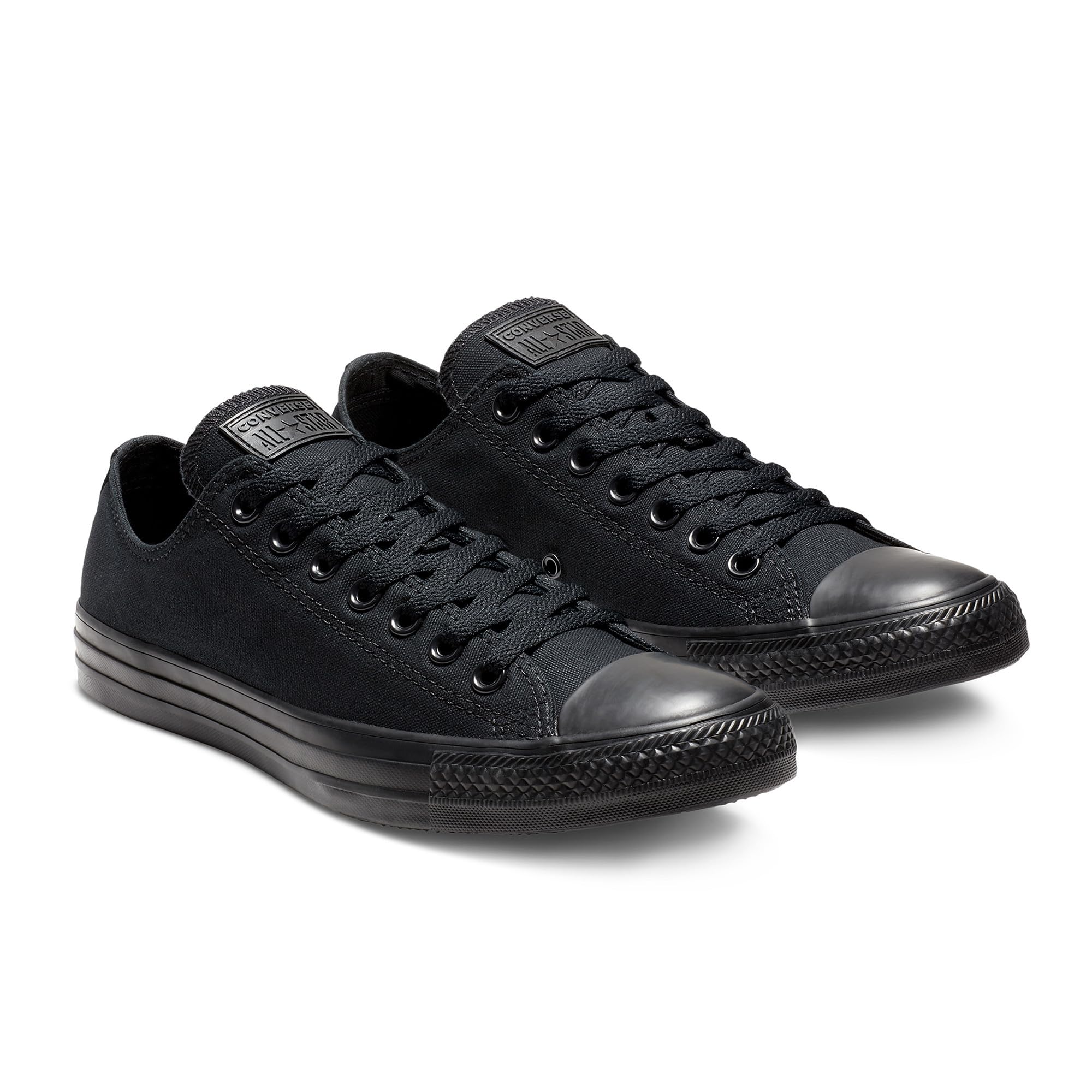 Converse Unisex Chuck Taylor Classic Colors Sneaker ,Black Monochrome, Men's 9 / Women's 11 Medium