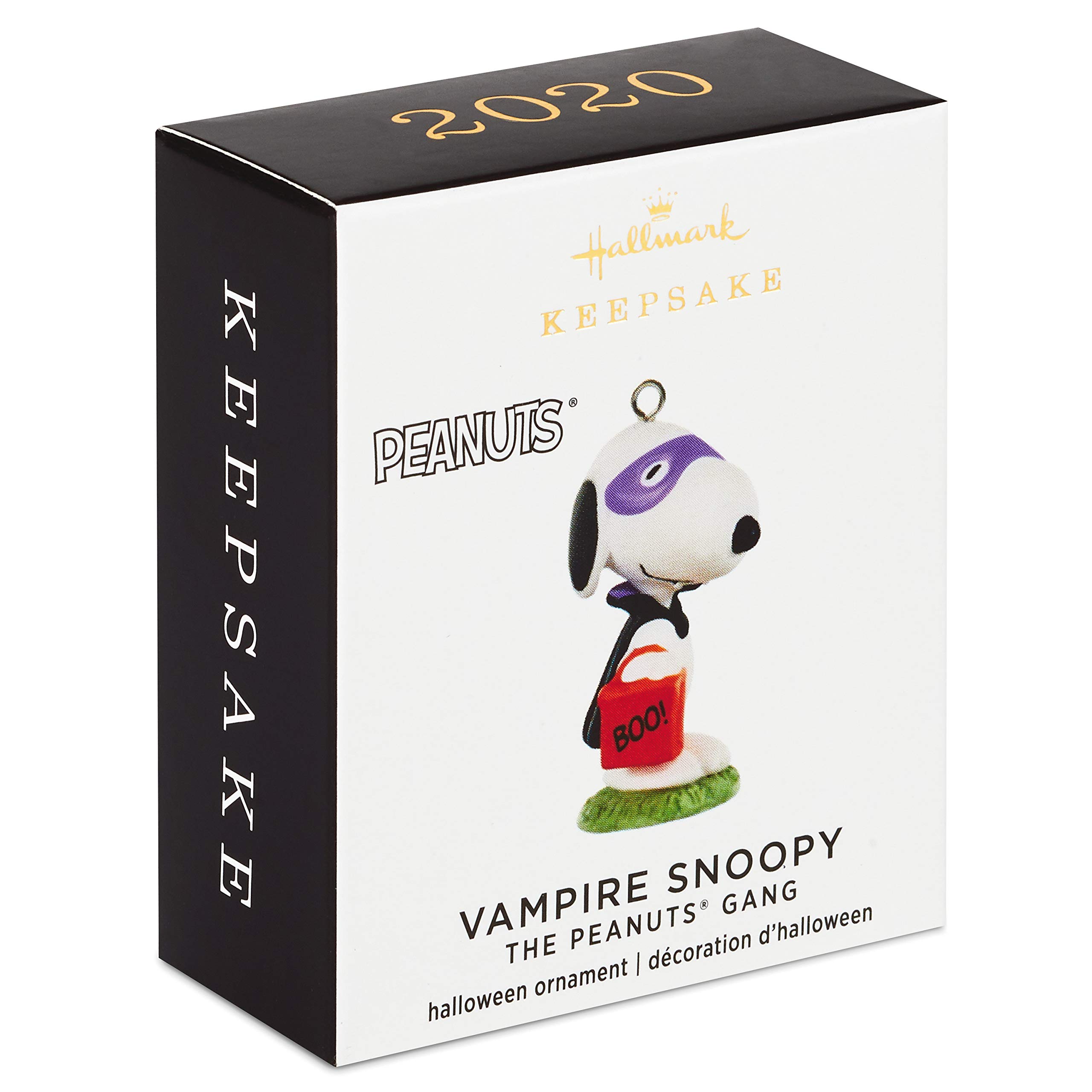 Hallmark Keepsake Halloween Ornament 2020, Mini Peanuts Vampire Snoopy, 1.15" (0899QFO5254)