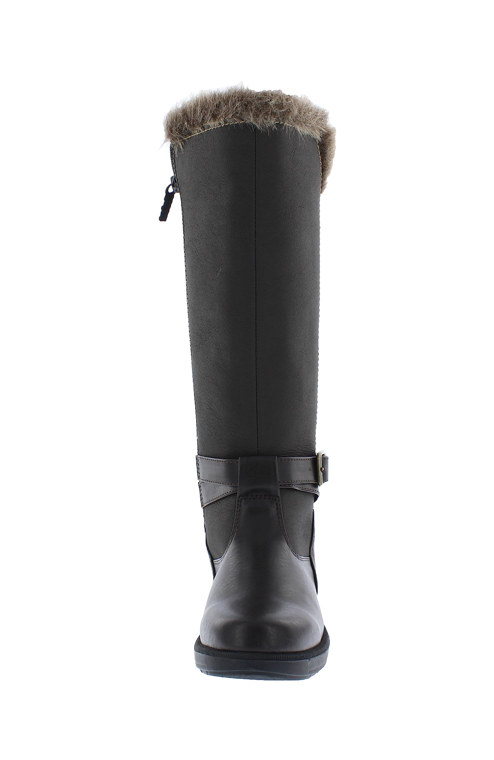 totes Women's Esther Knee High Snow Boot, Available in Medium and Wide Width and Calf, Brown, 7