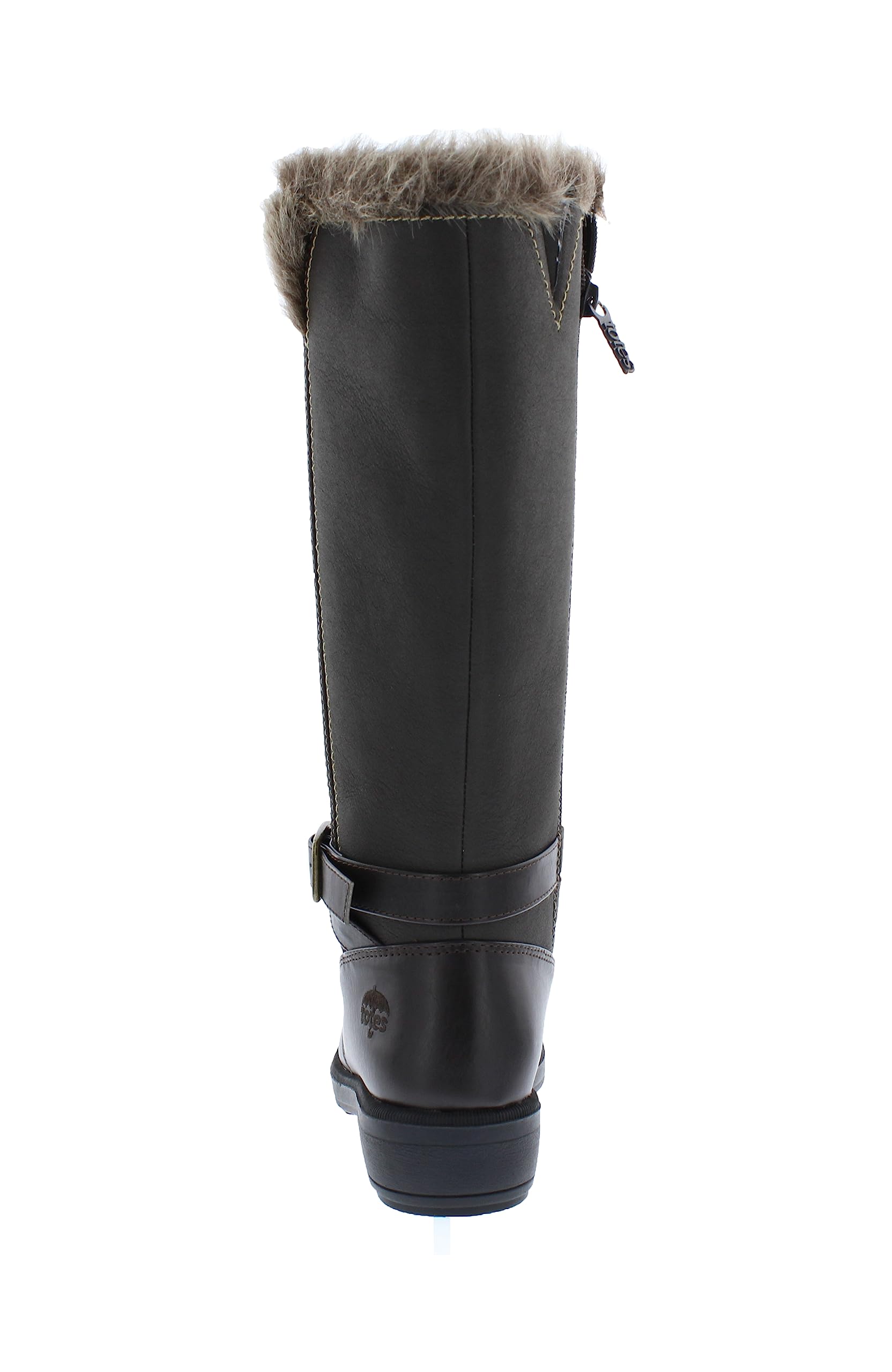totes Women's Esther Knee High Snow Boot, Available in Medium and Wide Width and Calf, Brown, 7