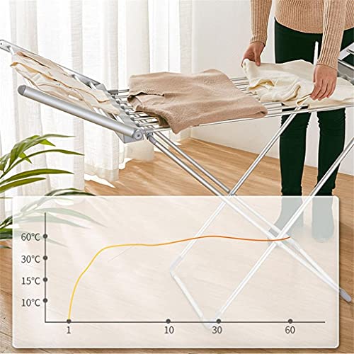 AMBAYZ Clothes Dryer Electric Multifunctional Foldable Electric Constant Temperature Clothes Dryer Hanger Shoes Drying Rack