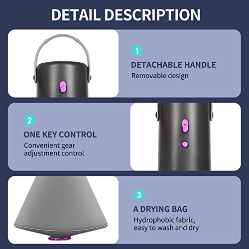 TAISHAN UV Portable Clothes Dryer, Travel Mini Dryer Machine,New Generation Electric Clothes Drying With sterilization function for Apartments