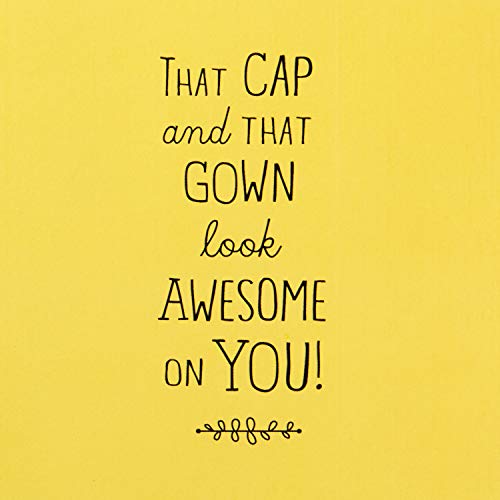 Hallmark Peanuts Graduation Card with Sound (Snoopy, Cap and Gown) for High School, Kindergarten, Middle School, College and College Graduates