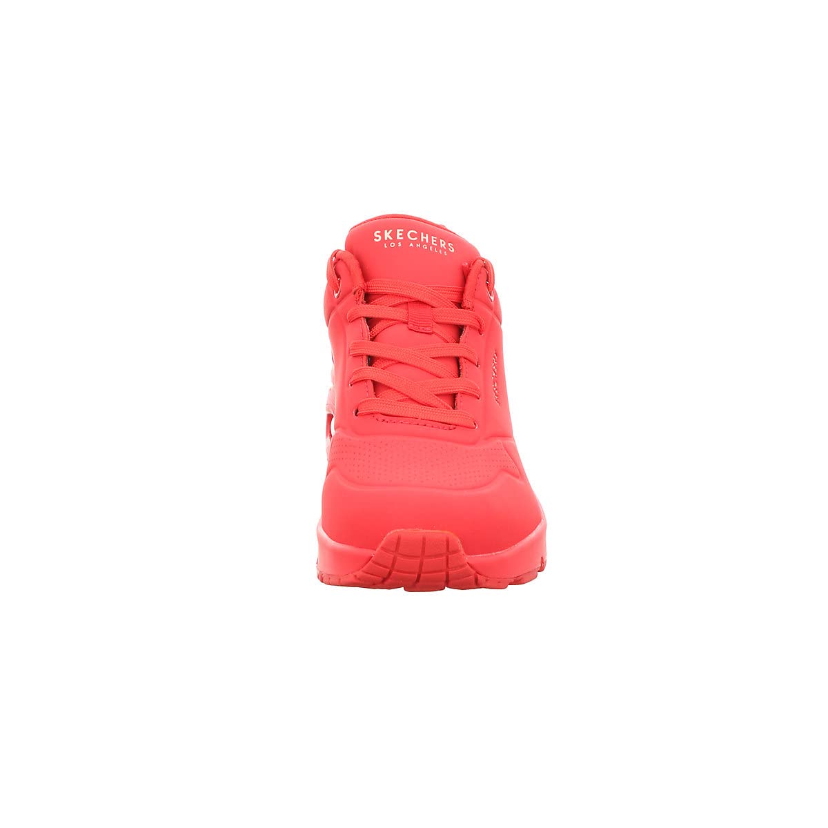 Skechers womens Skecher Street Women's Uno - Stand on Air Sneaker, Red, 8 US