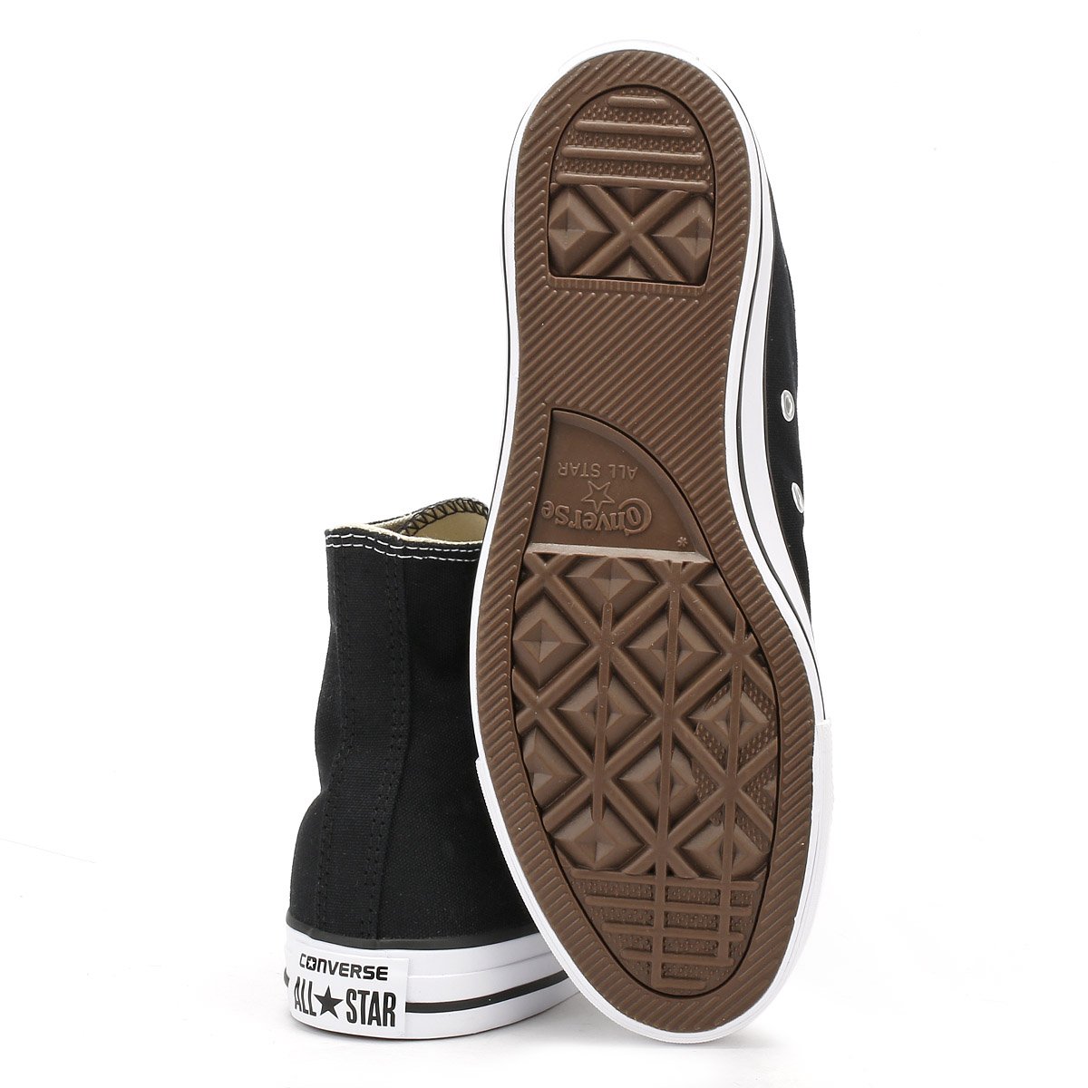Converse Clothing & Apparel Chuck Taylor All Star Canvas High Top Sneaker, Black/White, 11 Women/9 Men