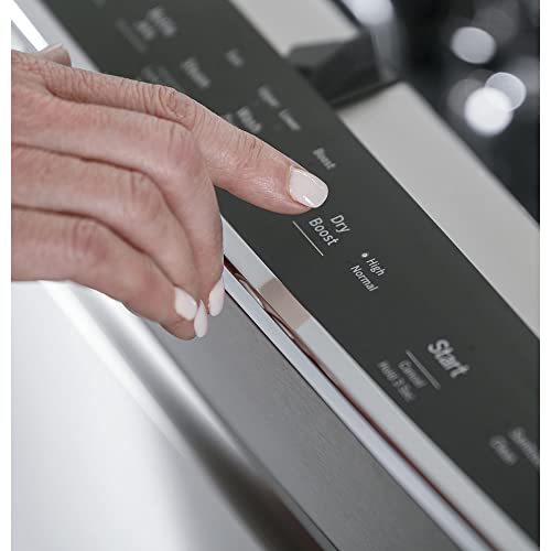 GE Profile⢠Fingerprint Resistant Top Control with Stainless Steel Interior Dishwasher with Sanitize Cycle & Dry Boost with Fan Assist
