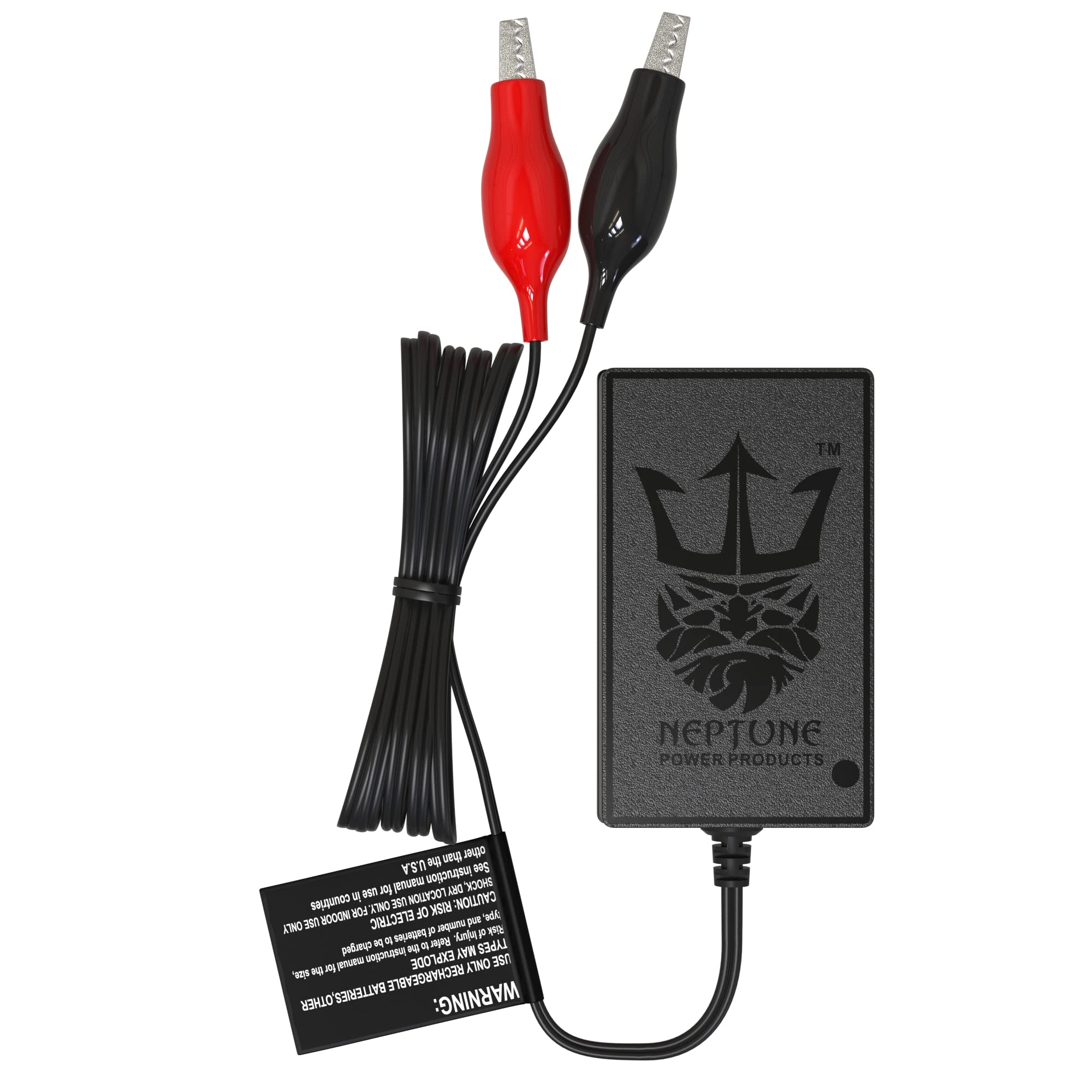 Neptune Power Products Smart Battery Charger NTBC1000 Replacement For Battery Tender Junior 12V Charger/Maintainer: Automatic 12V For Powersports Motorcycle, ATVs, and More (1)
