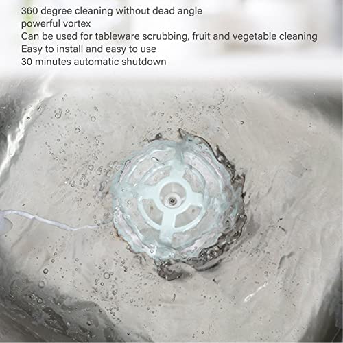 Panv Mini Dishwasher, Kitchen Sink Fruit Dishwasher, 30 Minutes Automatic Shutdown, USB Ultrasonic Dishwasher, Mini Ultrasonic Washing Machine for Home, Apartment, Travel, College Room