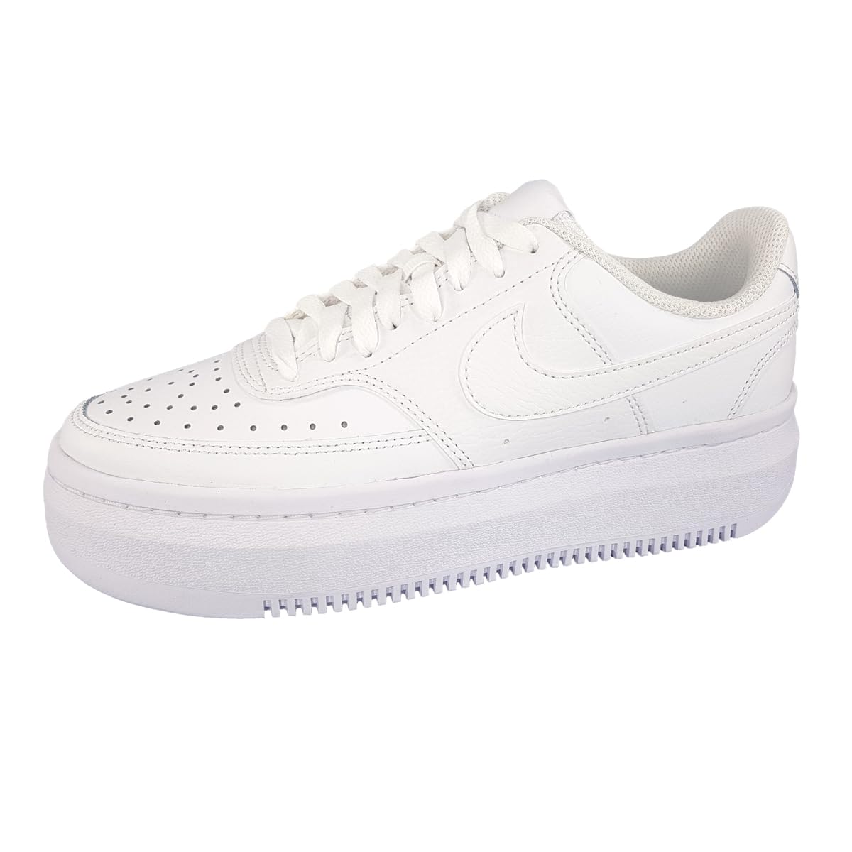Nike Womens W Court Vision Alta LTR Running Shoe, White, 9 US