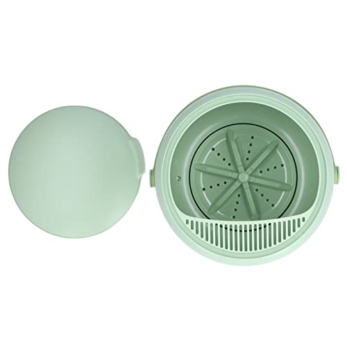 FASJ Portable Washing Machine, Effortless Waterproof Cover Small Cleaning Machine for Dormitory green