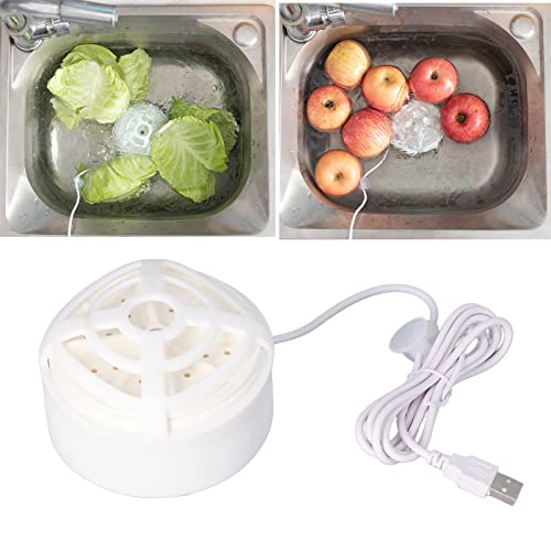 Panv Mini Dishwasher, Kitchen Sink Fruit Dishwasher, 30 Minutes Automatic Shutdown, USB Ultrasonic Dishwasher, Mini Ultrasonic Washing Machine for Home, Apartment, Travel, College Room