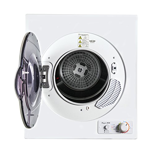 Equator 3.5 cu.ft. 110 V Front Load Compact Short Auto/Time Dryer in White