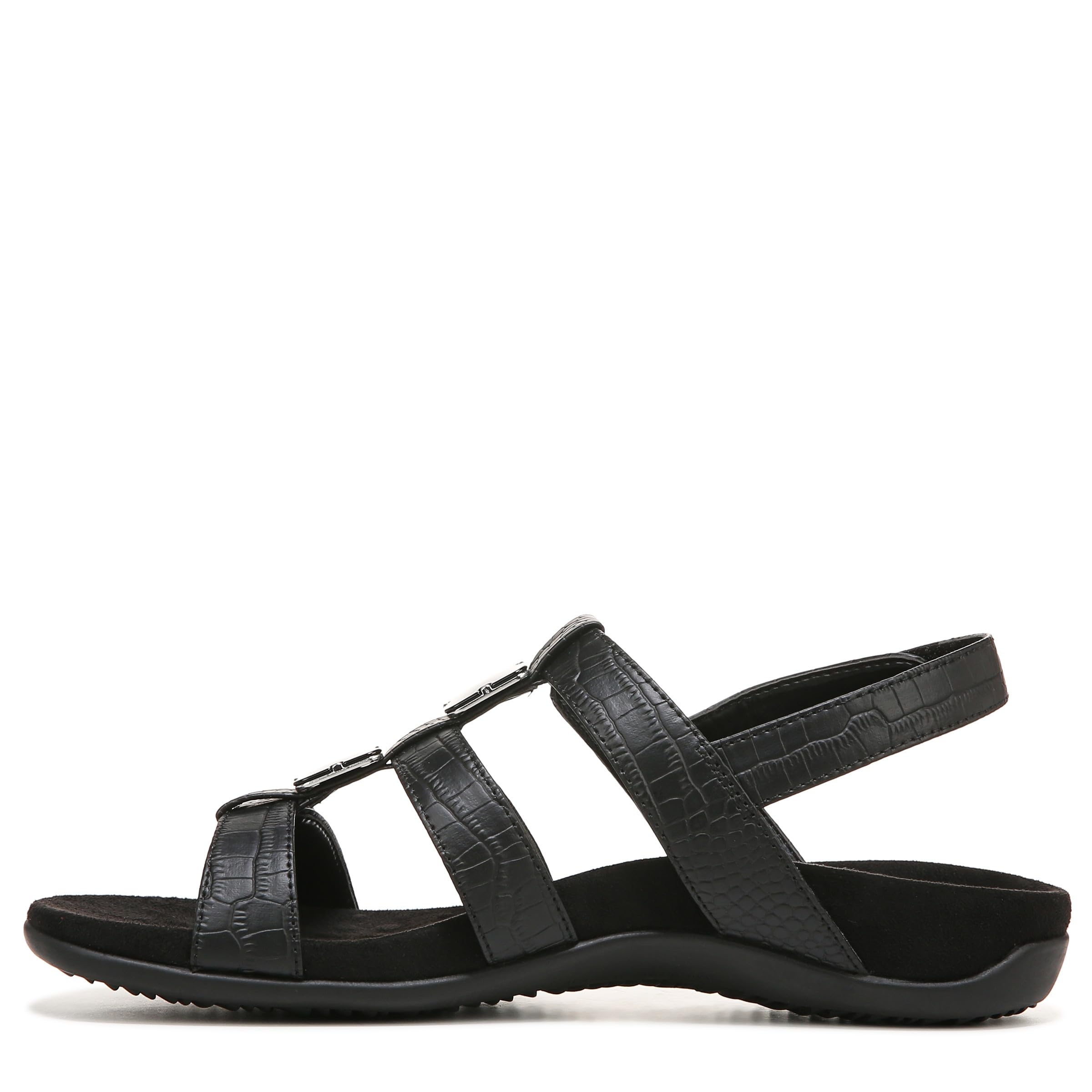 Vionic AMBER0029.5M Amber Black Crocodile 9.5 M
