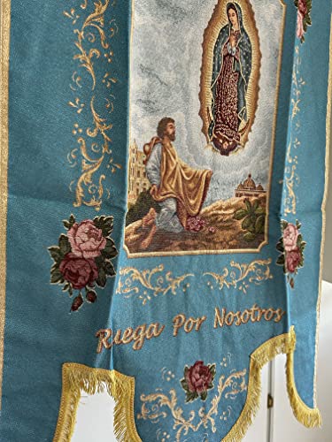 Processional Banner Spanish, OLO Guadalupe and Juan Diego, Spanish language