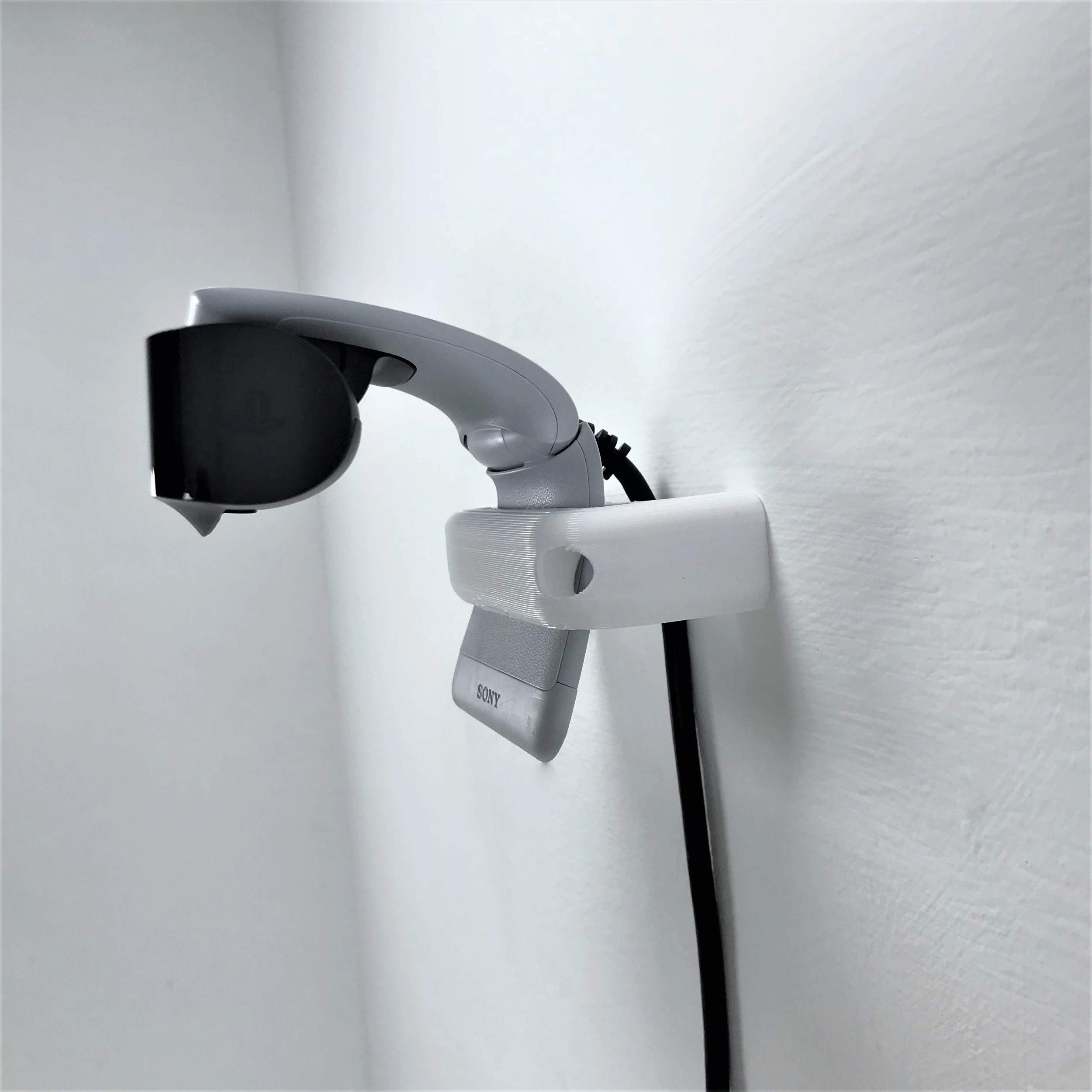 3D Cabin Wall Bracket HD Camera Wall Mount Holder Compatible with The PS5 PlayStation 5 White