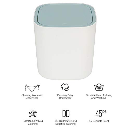 Clothes Washing Machine, Desktop 5V 18W Portable High Efficiency USB Charging Laundry Washer, for Cleaning Underwear Washing Socks Cleaning Baby Clothes